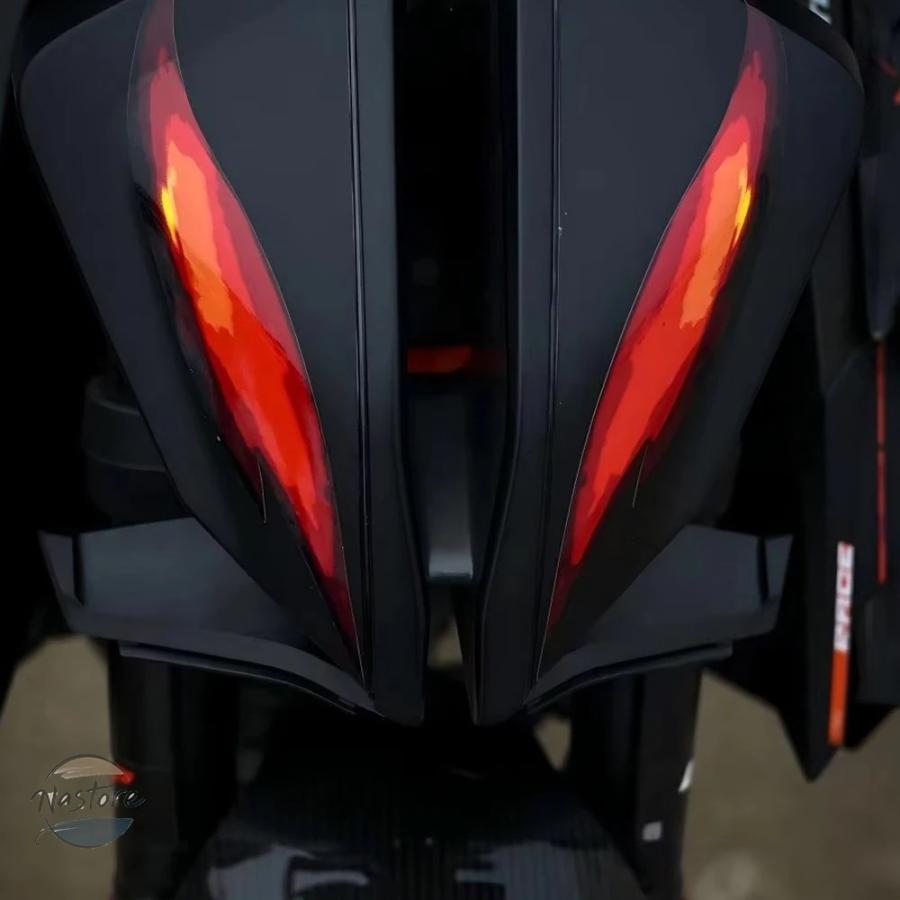 【並行輸入品】バイク for downforce naked frontal spoilers winglet aeroダイナmic wing ...