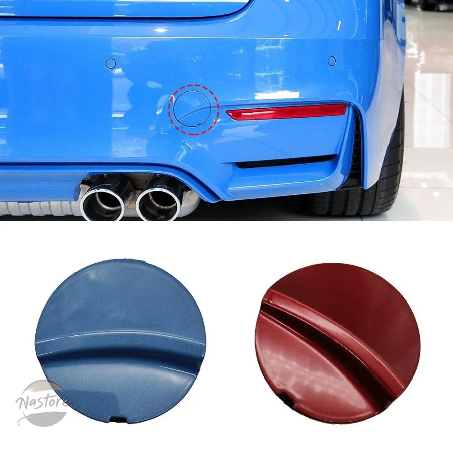 【並行輸入品】BMW カバー リア f80 f82 f83 バンパー 牽引フック キャップ ブラック ホワイト グレー m3 m4 2014 ...