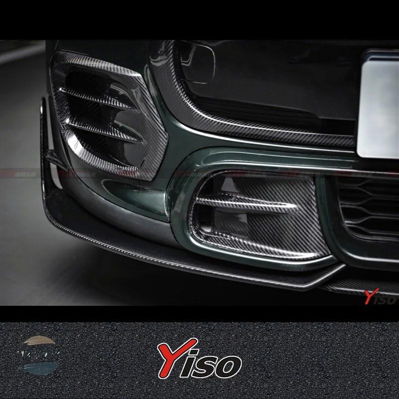 並行輸入品 f55 mini エアロ 適合 2015 2019 f56 jcw カーボン製キット yiso lower vent カスタム ...