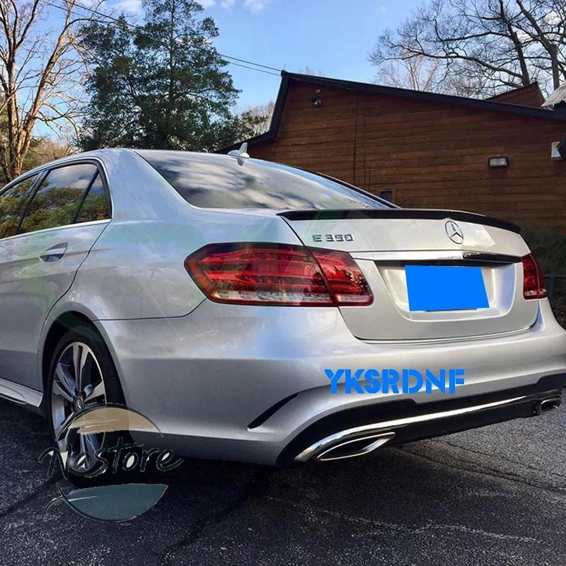 カーボン トランクスポイラー メルセデスEクラスW212 4ドアセダン2010 2016 E200 E220 E250 E300 E350 E400 E500 E63 AMG ...