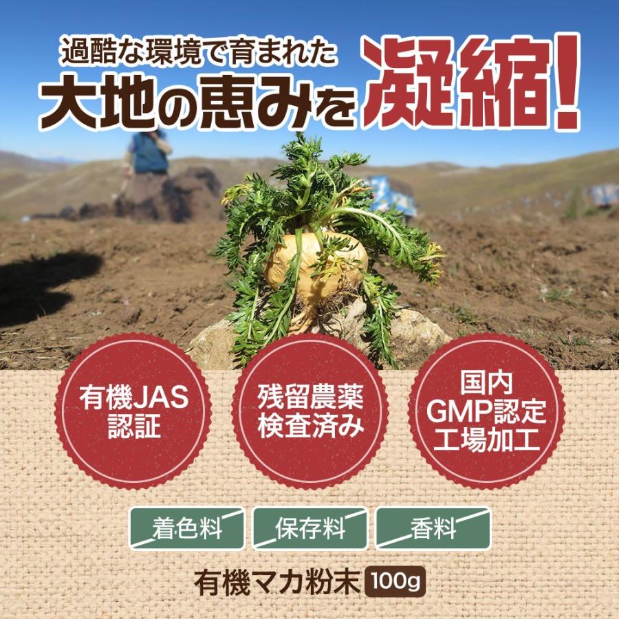 有機 マカ 粉末 100g パウダー 有機JAS認証 オーガニック ペルー産 サプリ : ナチュマート - 通販 - Yahoo!ショッピング