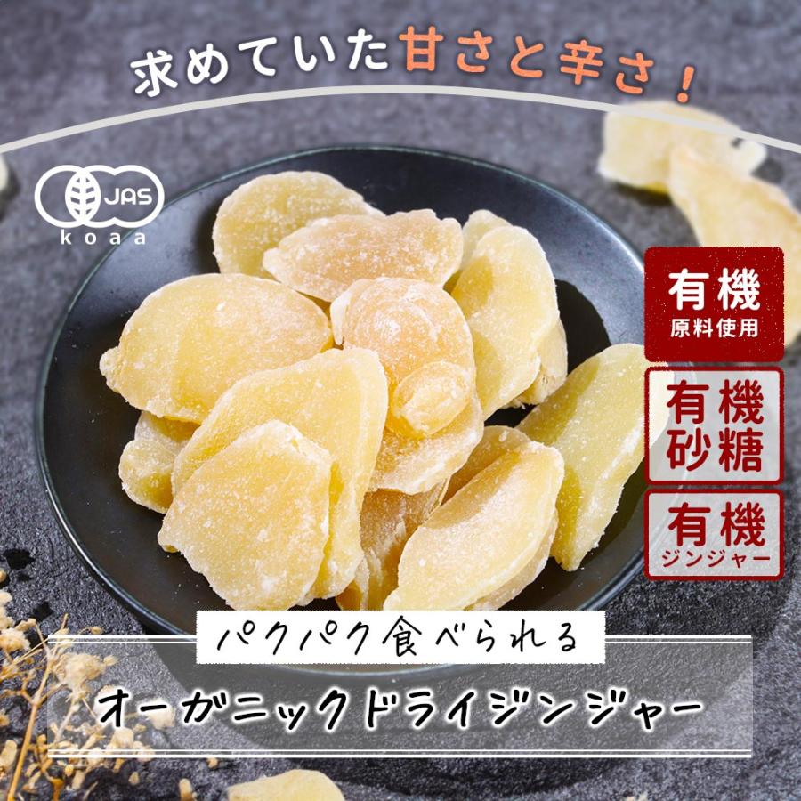 ドライジンジャー 生姜 砂糖漬け 100g 有機JAS認証 オーガニック しょうが糖 ポイント消化 : ナチュマート - 通販 - Yahoo!ショッピング