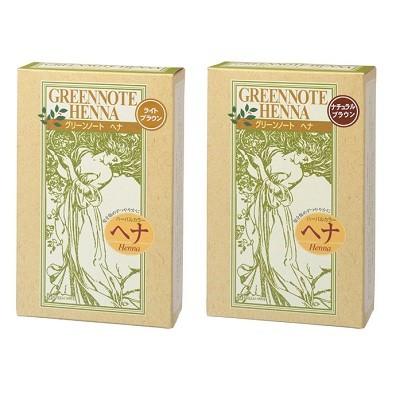 グリーンノート グリーンノート ヘナ （GREENNOTE HENNA ） 100g ライトブラウン/ナチュラルブラウン 白髪染め/ヘアカラー ...