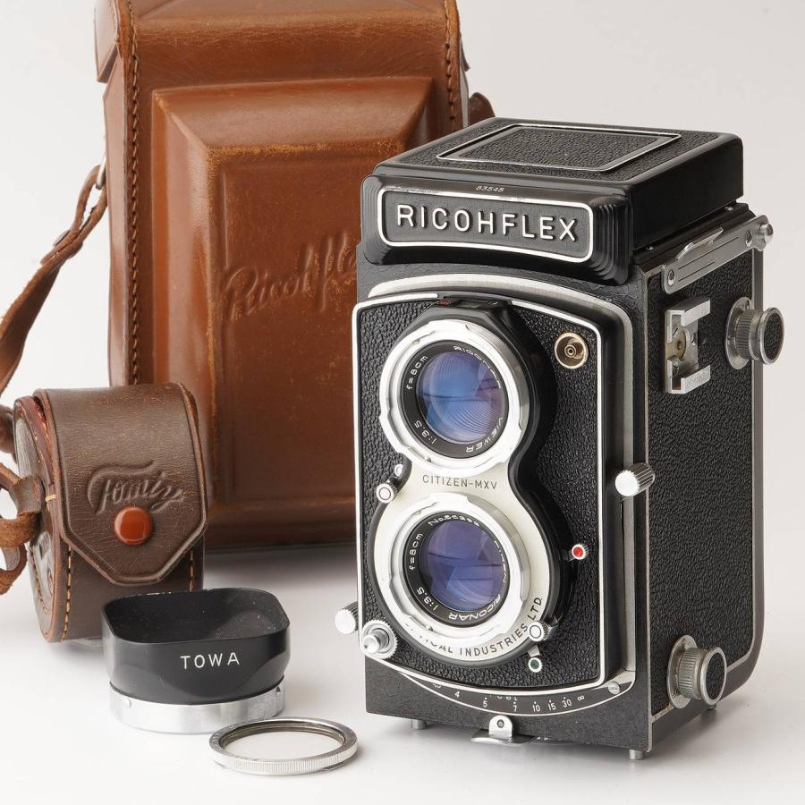 リコー Ricoh RICOHFLEX New Dia ニューダイヤ / RICONAR F3.5 8cm 80mm : ナチュラル・カメラ ...