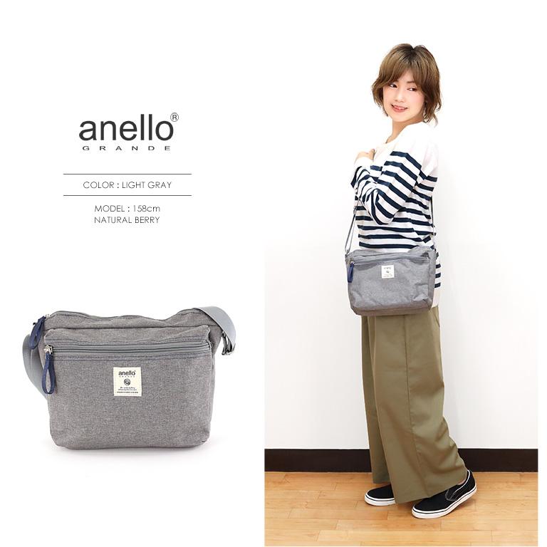 SALE / anello GRANDE アネログランデ ショルダーバッグ 斜めがけ レディース メンズ 軽量 撥水 GTM0302Z : cagtm0302 : NATURAL BERRY ...