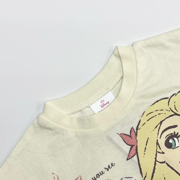 Disney ディズニー プリンセス Tシャツ 長袖 キッズ ロンT ベビー 子供服 女の子 アナ雪 エルサ ラプンツェル 80cm 90cm 95cm 100cm 110cm 120cm ...