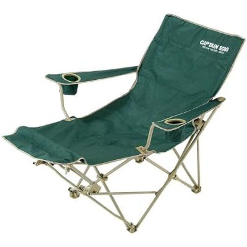 キャプテンスタッグ オートリクライニングチェア(グリーン) M-3884 : stonevilleage - 通販 - Yahoo!ショッピング