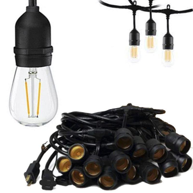 ストリングライトコード 防雨 10M 15個ソケット 16個LED電球 E26 屋外照明 連結可能 : nature.ystores - 通販 - Yahoo!ショッピング