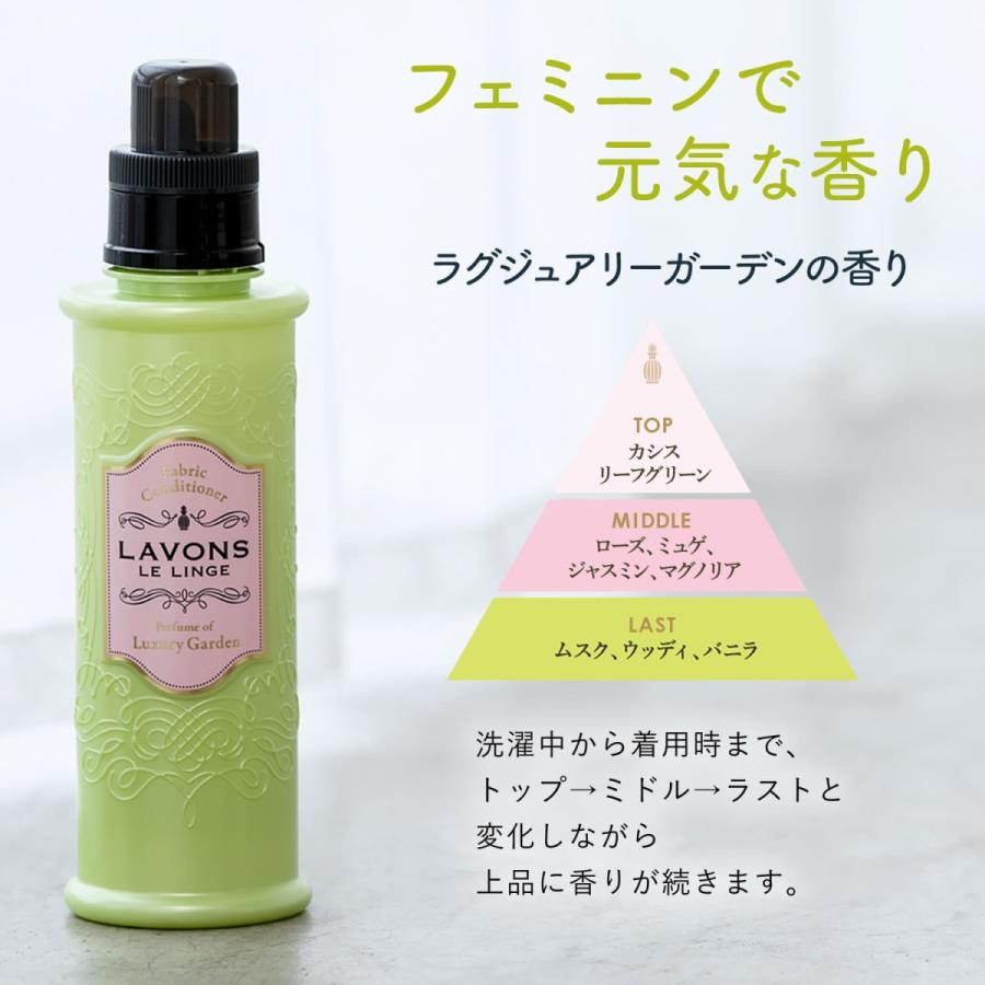 LAVONS 柔軟剤 ラボン ラグジュアリーガーデン 詰め替え 大容量 2倍サイズ 960ml | 詰替用 つめかえ用 液体 無添加 オーガニック 部屋干し 匂い 衣類 花粉対策 ...