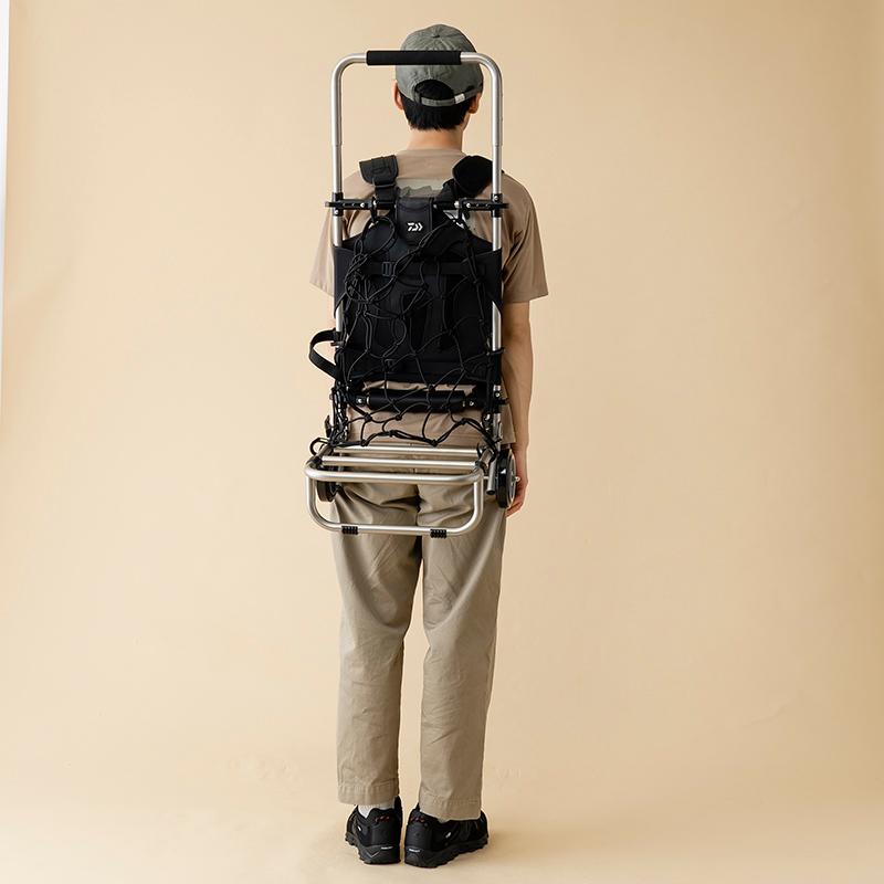 DAIWA（ダイワ） 背負子 Fパックキャスター(A) ブラック : ナチュラム