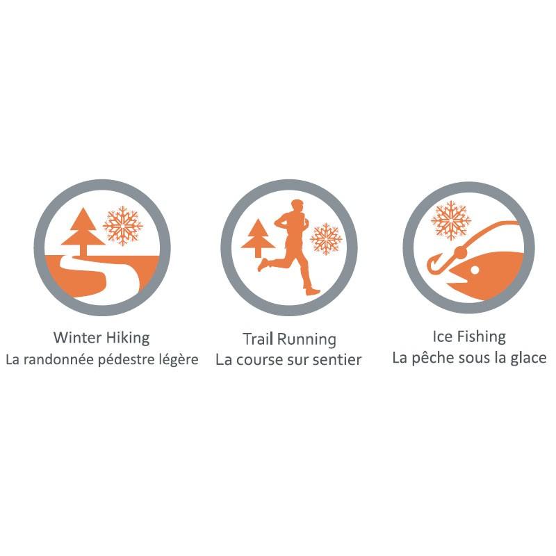 HILLSOUND トレイルクランポン XS ブラック(BK) : ナチュラム