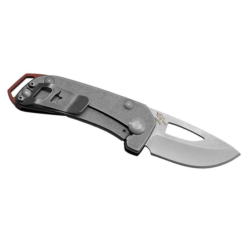 アウトドアナイフ BUCK バッジー ブラック Budgie 全長82mm