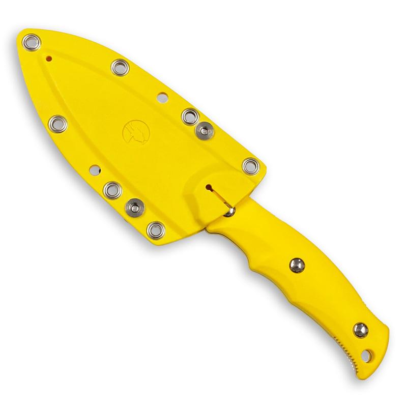 アウトドアナイフ G・サカイ サビナイフ 6 仔鯱 FRN 左 イエロー