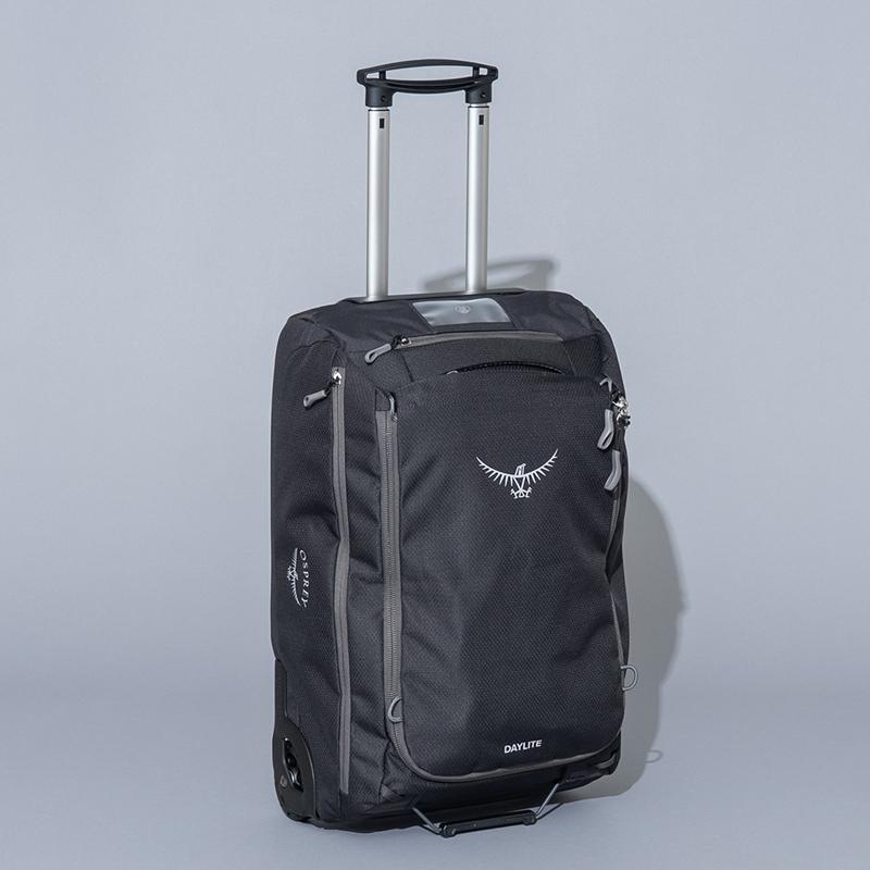 トラベルバッグ OSPREY DAYLITE CARRY-ON WHEELED DUFFEL 40 40L Black