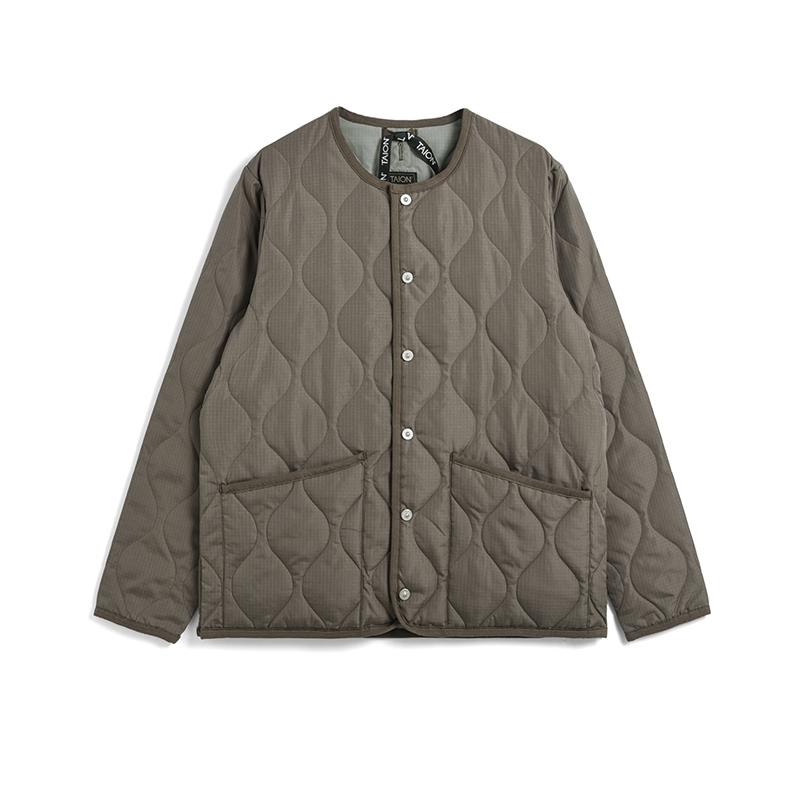 アウター(メンズ) TAION ミリタリー クルーネック ダウンジャケット L