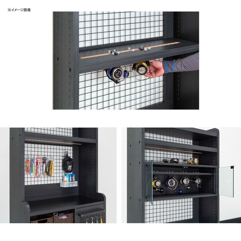 白井産業 ワイヤーネットラック ペスカレージ BK(黒木目) : 3006745 : ナチュラム Yahoo!ショッピング店 - 通販 ...