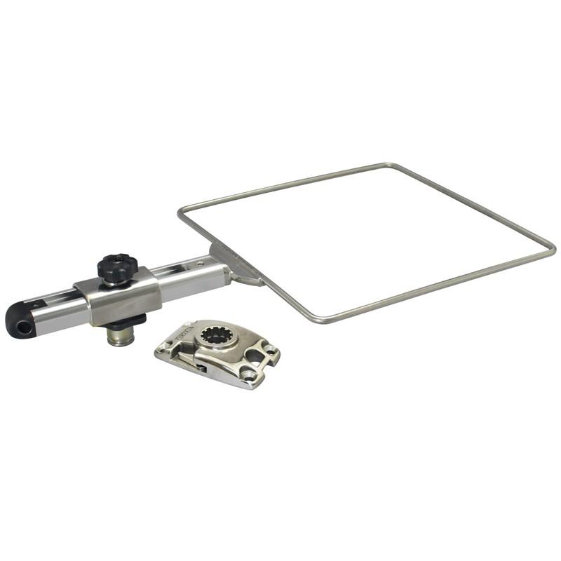 船外機・魚探・エレキ bmojapan コマセホルダー角型 ステンベースL