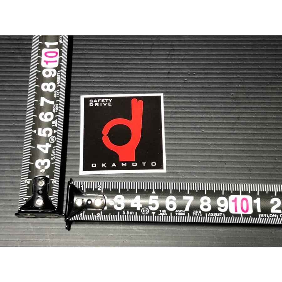 ★栃木発★ オカモト OKAMOTO ステッカー 小 検） 理研 RIKEN ゴム PMCS 弥生 桔花 ハヤシ ワタナベ RS STP ロゴ ...