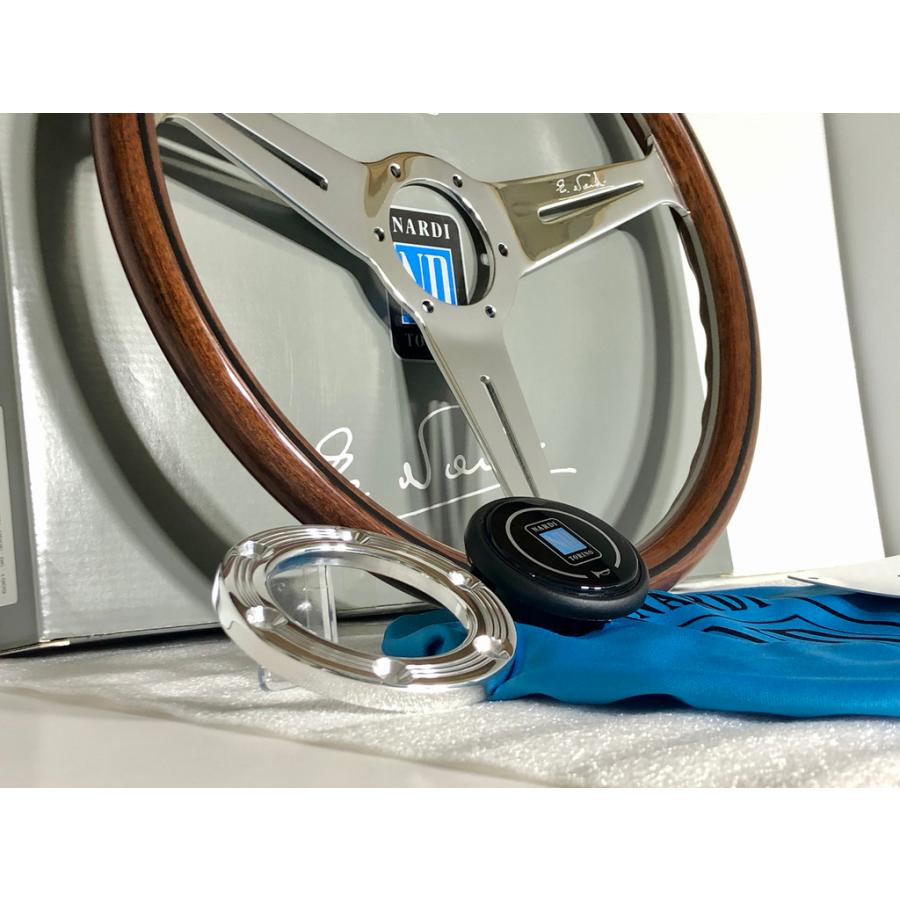 NARDI 在庫有★ ナルディー N161 Vitet ウッド ポリッシュ スポーク 360mm 検）パイ ウット パイ モモ MOMO ...