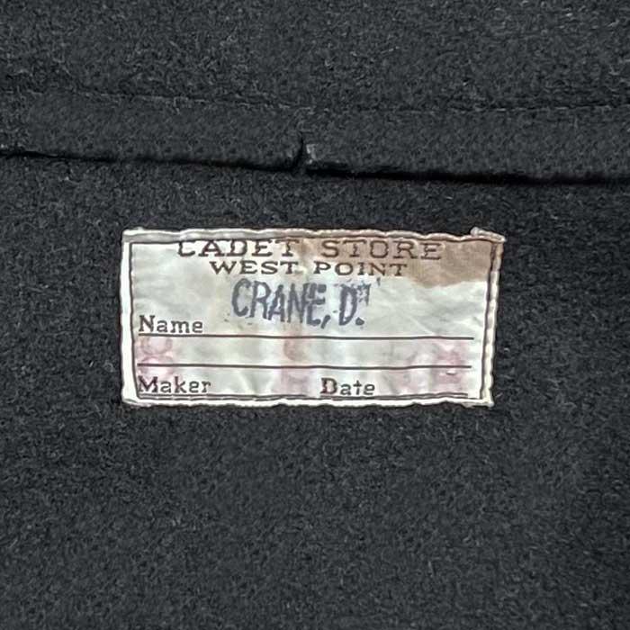 80's USMA Military CADET STORE WEST POINT Cadet Coat BLACK Size S 80年代 USMA ミリタリー カデットコート ブラック ...