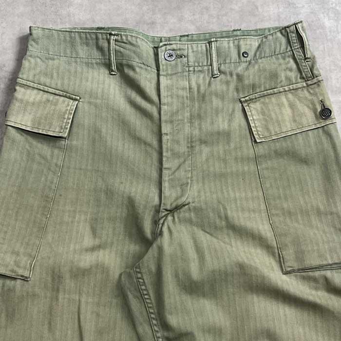 VINTAGE 40's U.S ARMY M-43 HBT CARGO PANTS 13 STAR BOTTON VINTAGE 40's U.S ARMY M-43 HBT CARGO PANTS 13 STAR BOTTON