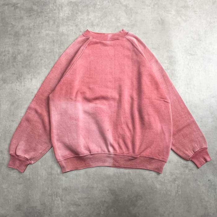 60'S KODEL Raglan Fade Sweat Shirts BURGUNDY 60年代 フェード バーガンディ ラグラン ...