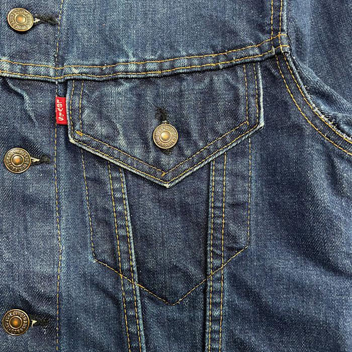 70's LEVI'S 70505-0217 Denim Trucker Jacket SIZE/34 Made in 70's LEVI'S 70505-0217 Denim Trucker Jacket SIZE/34 Made in