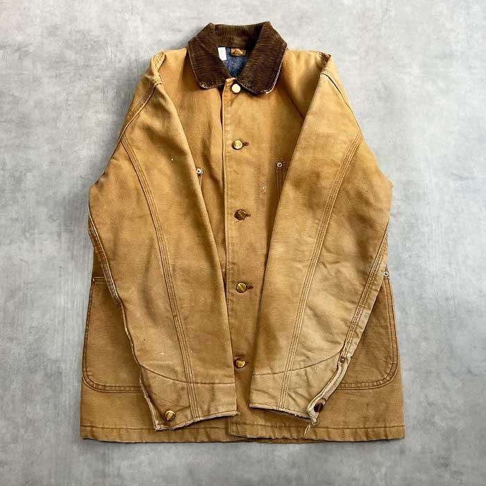 Carhartt 70'S CARHARTT Duck Chore Jacket BROWN/36 Made in USA 70年代 カーハート ダック チョアジャケット ブラウン サイズ36 ...
