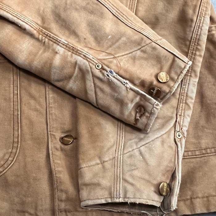 Carhartt 70'S CARHARTT Duck Chore Jacket BROWN/36 Made in USA 70年代 カーハート ダック チョアジャケット ブラウン サイズ36 ...