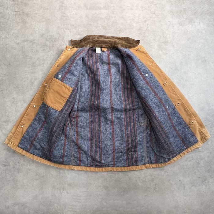 Carhartt 70'S CARHARTT Duck Chore Jacket BROWN/36 Made in USA 70年代 カーハート ダック チョアジャケット ブラウン サイズ36 ...