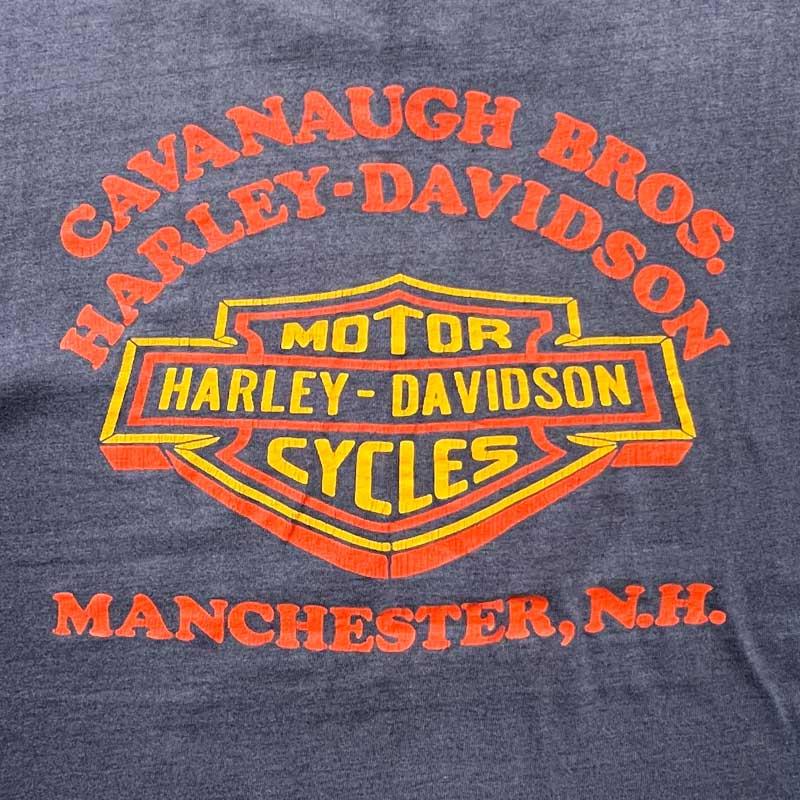 80'S HARLEY DAVIDSON Vintage T-Shirts BLACK/M 80年代 80'S HARLEY DAVIDSON Vintage T-Shirts BLACK/M 80年代