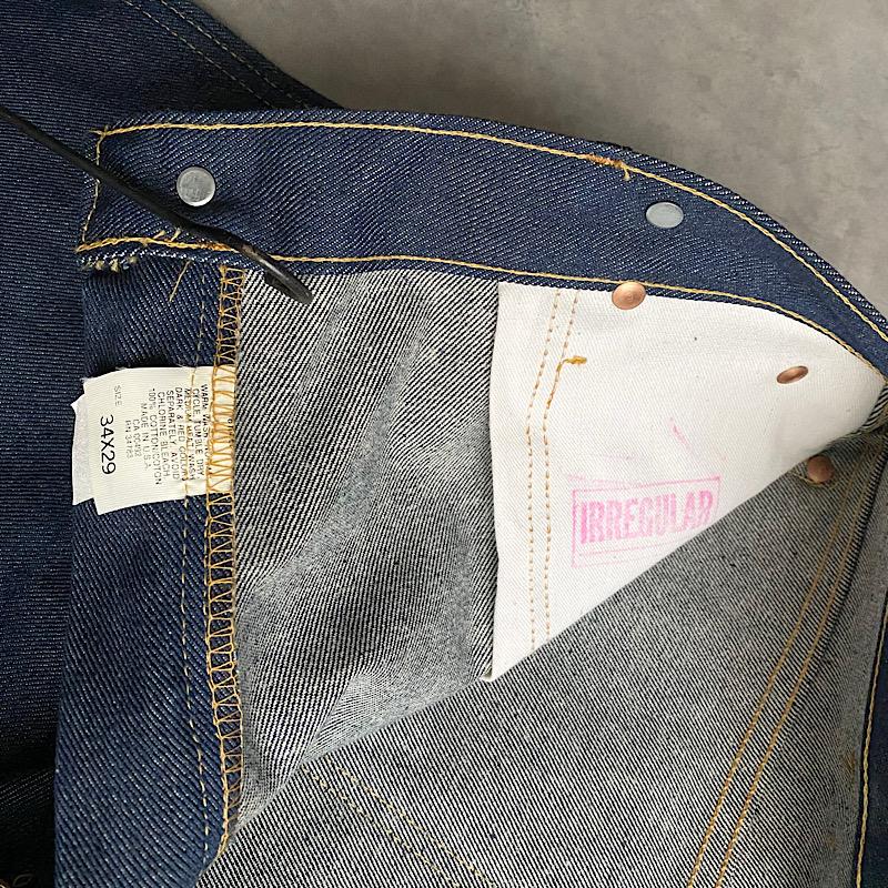 DEAD STOCK 80's Lee 200-364 Logger Jeans Made in USA W34L29 デッドストック 80年代 リー ロガーデニムパンツ アメリカ製 ...