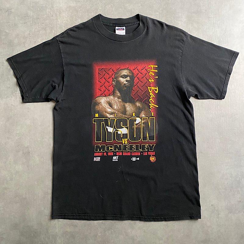 90's MYKE TYSON VS McNEELEY T-Shirt BLACK/XL 90年代 マイクタイソンvsピーター・マクニーリー Tシャツ : NAVIE - 通販 - Yahoo ...