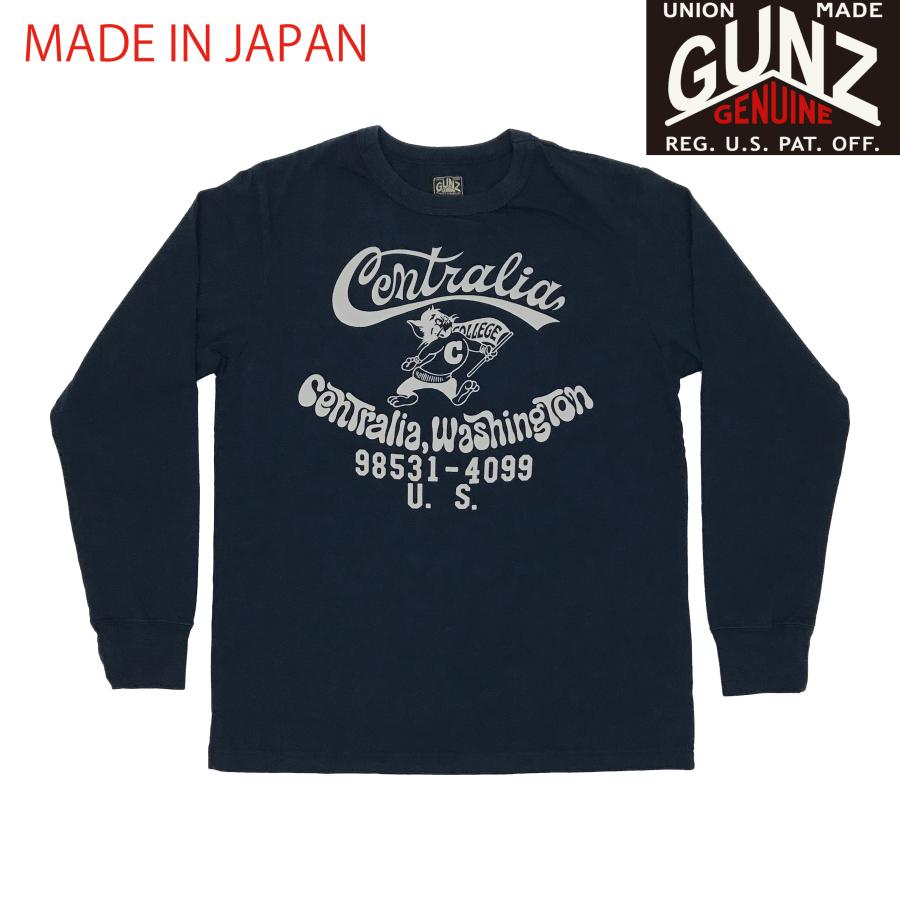 GUNZ CENTRALIA Pt. 長袖Tシャツ -444G107- : NAVYBLUE - 通販 - Yahoo!ショッピング