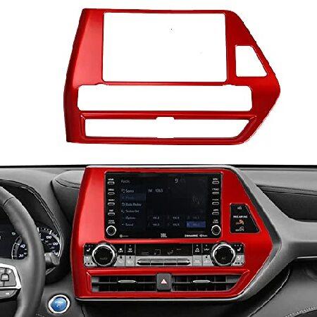 LEXLEY Red Style Navigation Panel Screen Air Conditioning Vents Trim ...