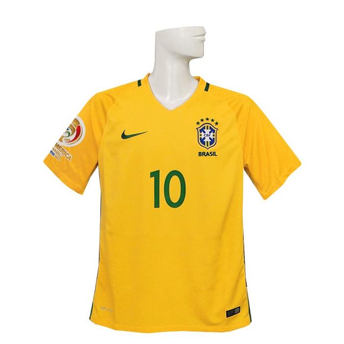 (ナイキ) NIKE/16/17ブラジル代表/ホーム/半袖/ネイマール/コパアメリカセンテナリオ2016バッジ付/724597-703 NIKE（ナイキ） NIKE/16/17ブラジル代表/ホーム/半袖/ネイマール/コパ