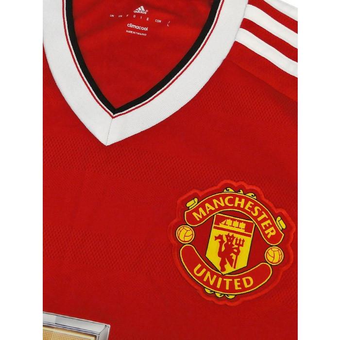 adidas (アディダス) adidas/15/16マンチェスターユナイテッド/ホーム/半袖/フェライニ/プレミアリーグバッジ付/APU08 ...
