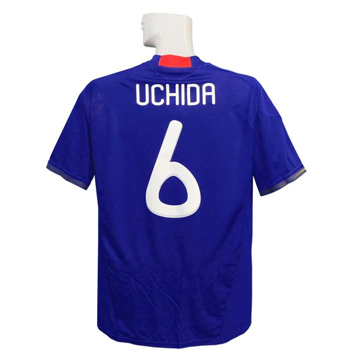 adidas ***限定入荷***アディダス/10/11日本代表/ホーム/半袖/内田/2010FIFAワールドカップ南アフリカ大会バッジ付 ...
