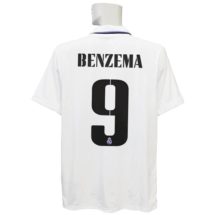 adidas (アディダス) adidas/22/23レアルマドリード/ホーム/半袖/ベンゼマ/LFPバッジ付/TI729-HF0291 ...