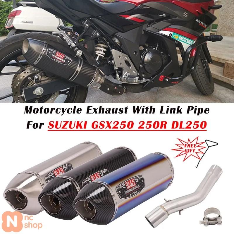 スズキ GSX250 GSX250R DL250用 バイク マフラー エスケープ システム ミドルリンクパイプ DBキラー サイレンサー : bikpar-29112401910 : エヌシー ...