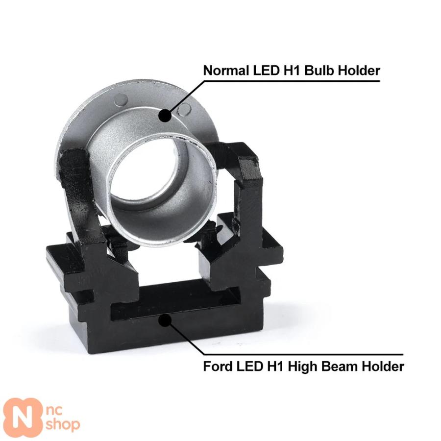 2個入り H1 LEDヘッドライトバルブホルダーアダプターソケットリテーナー フォードフォーカスMK1 MK2 MK3 モード MK4 フィエスタ MK7 キアカーニバル用 : carpar ...