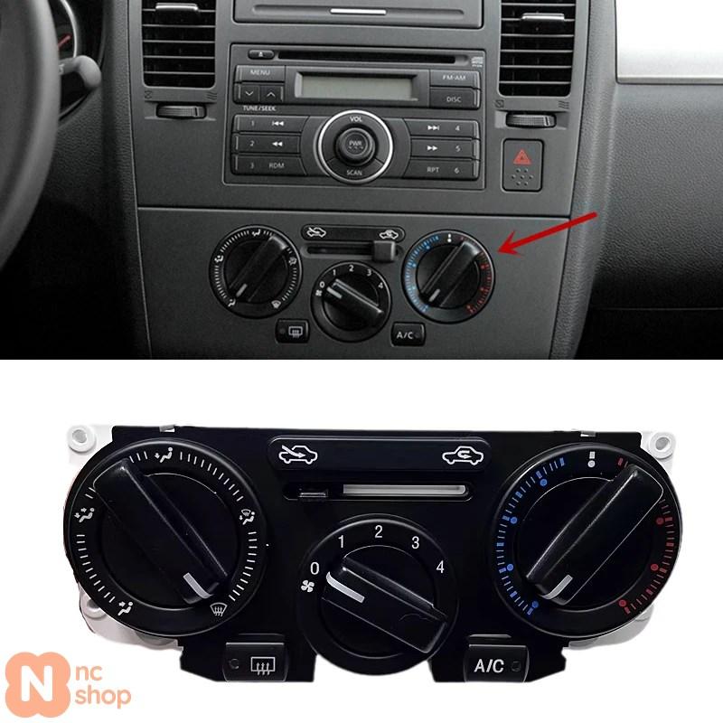 【並行輸入品】 日産 TIIDA LIVINA NV200 2005年-2010年用 エアコン用ACスイッチパネルアセンブリ エアコン ...