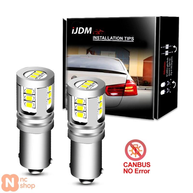 IJDM キセノン ホワイト エラーフリー 12V-24V BAY9S LED H21W 64136 LED バルブ BMW F30 3シリーズ F32 4シリーズ LED バックアップ ...