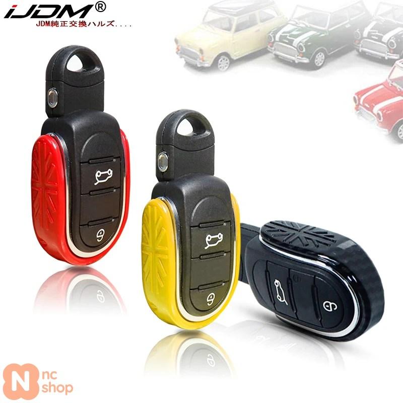 【並行輸入品】 JDM カー スタイリング ABS キーケース カバー チェーン ユニオンジャック ミニクーパー JCW F54 F55 ...