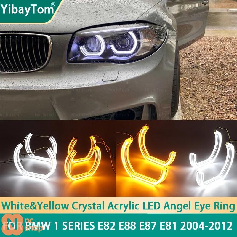 BMW 1シリーズE82 E88 E87 E81 2004-2012 スイッチバックDTMスタイルライトLEDエンジェルアイデュアルカラー : エヌシーショップ - 通販 - Yahoo!ショッピング