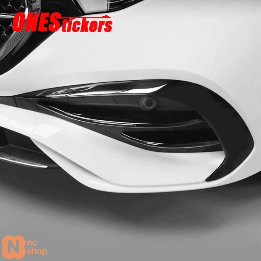 メルセデス・ベンツ Eクラス W214 E200 E220 E260 E300 2024 2025 ABS 車 アクセサリー フロントバンパー フォグランプ グリルストリップ トリムカバー ...