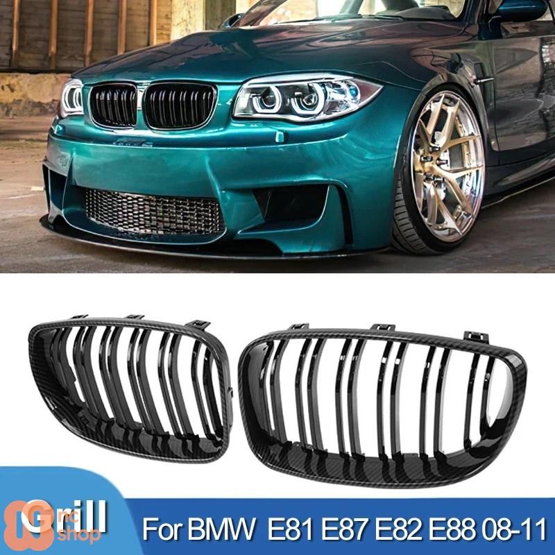 BMW E81 E87 E82 E88 128I 130I 135I用 プルレコ カーボンレーシンググリル フロントグリル バンパー フード キドニーグリル ABS 08-11 : エヌシー ...