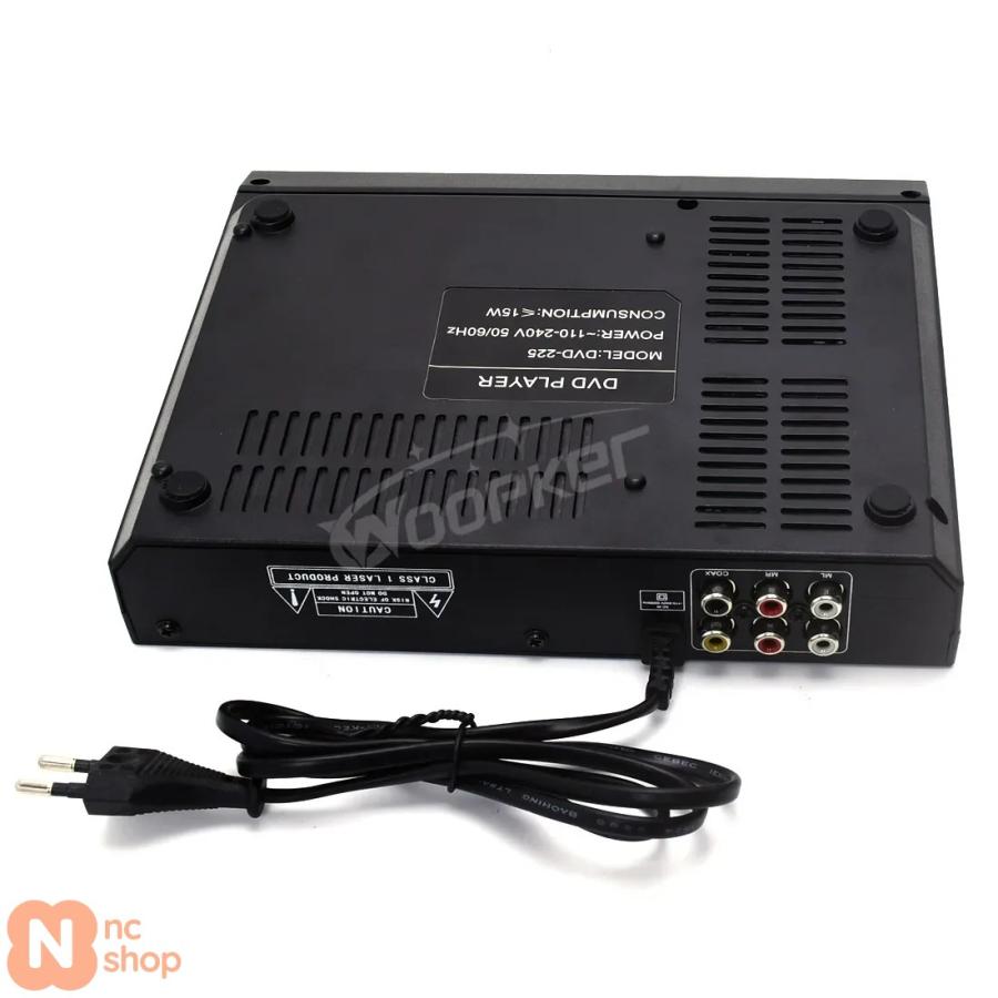 WOOPKER DVD-225 プレーヤー マルチリージョン対応デジタルTVディスクプレーヤー DVD CD MP3 MP4 VCD USB対応ホームシアターシステム : carpar2 ...