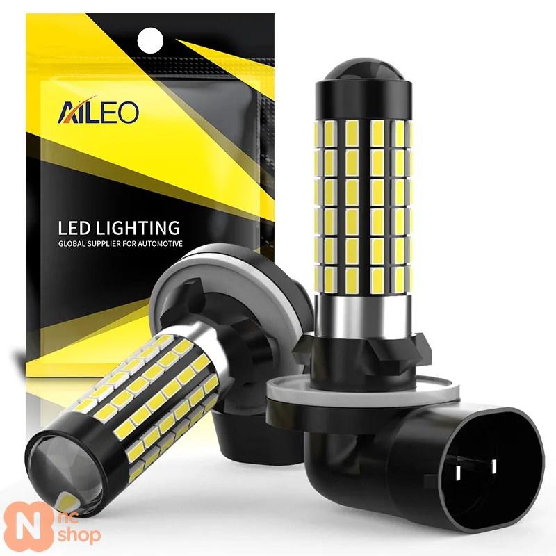 AILEO H27W/2 881894 881 886 889 896 898 H27 LED 自動車フォグランプバルブ 3014 78SMD 超明 6000K 2400ルーメン : エヌシー ...