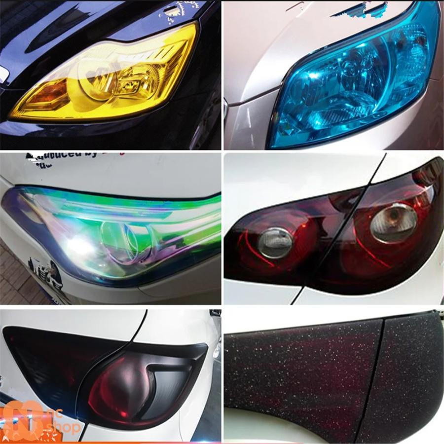 【並行輸入品】アウディA1 A2 A3 A4 B6 B8 A6 C6 80 B5 B7 A5 Q5 Q7 A7用カーライトヘッドライトテールライトティントビニールフィルムステッカー : エヌ ...